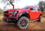 Ford Endeavour converted into F150 with a wide body kit - Wheelsupdates