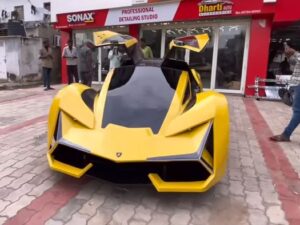 Honda Civic modified to Lamborghini Terzo Millennio by a youtuber ...