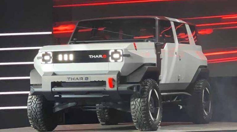 Mahindra Thar Electric SUV concept unveiled – based on Mahindra INGLO ...