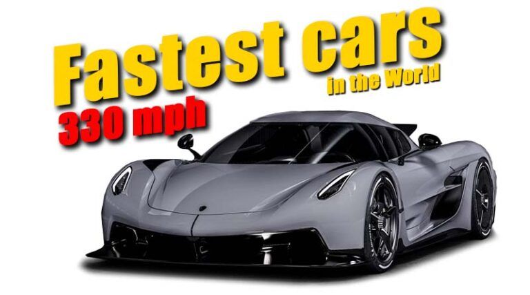 Top 12 Fastest cars in the world 2023 – 330+ mph cars